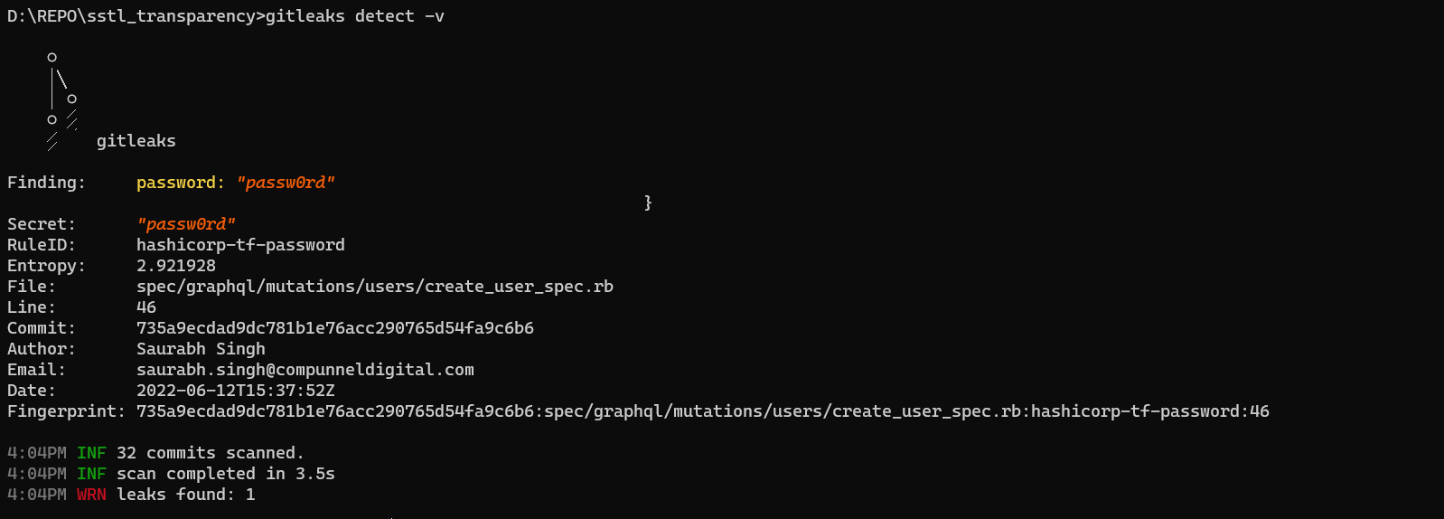 How to protect and discover secrets using Gitleaks - CloudCuddler