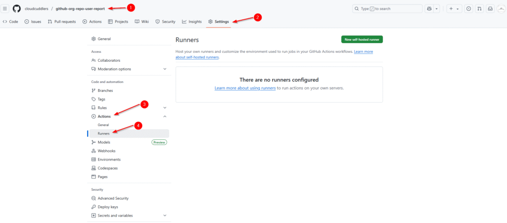 How To Create A Self Hosted Github Action Runner Cloudcuddler